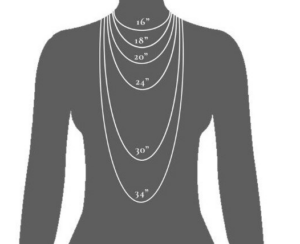 Necklace Chain Length And Sizes Chart Guide | AmandaFineJewelry